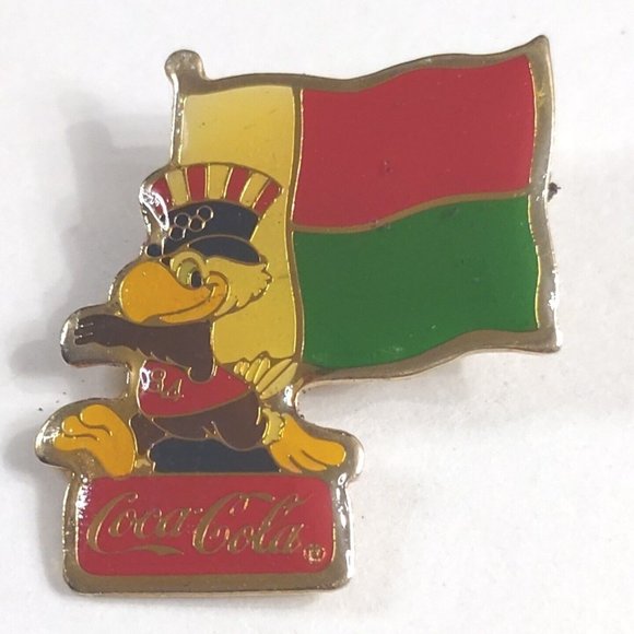 Jewelry | 1984 Olympics Madagascar Coca Cola Los Angeles Official International Pin Sam | Poshmark